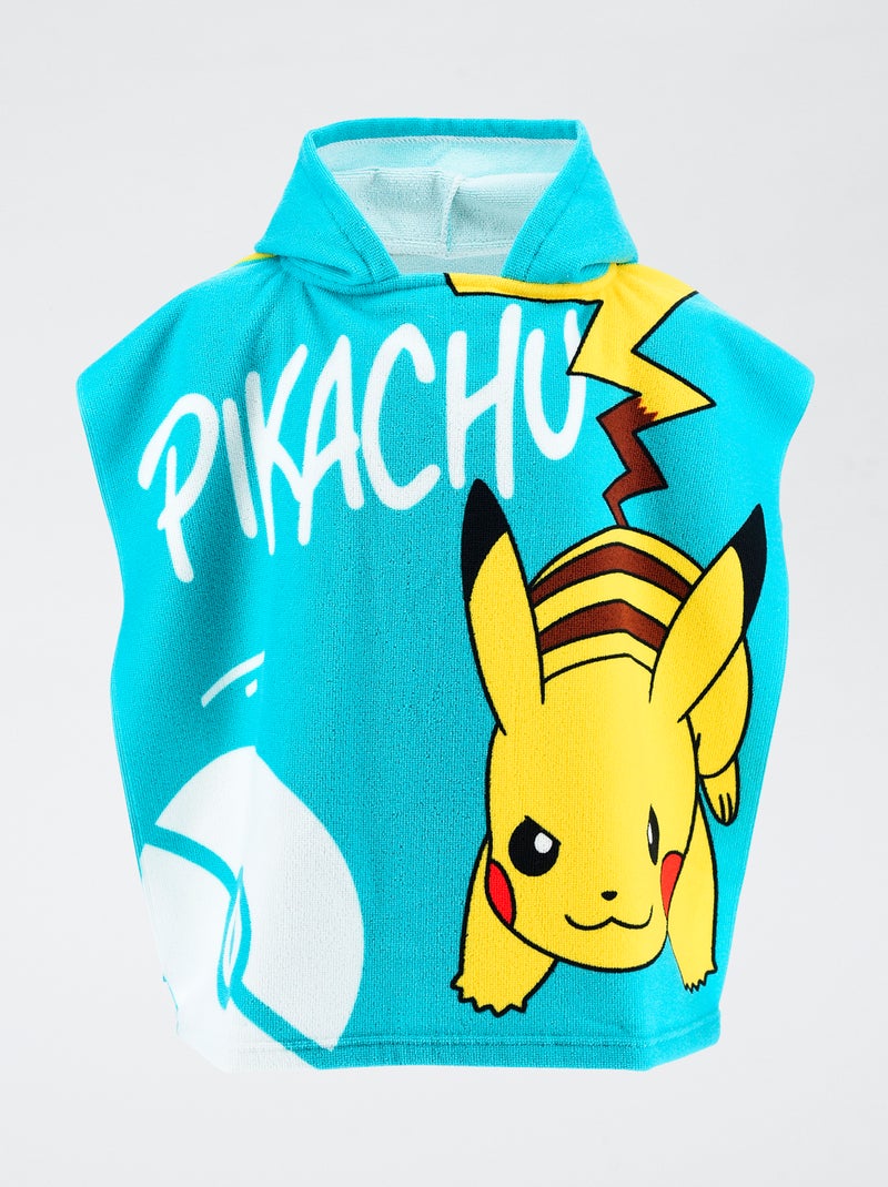 Badcape 'Pikachu' 'Pokémon' - BLAUW - Jongen - 9.00€ - Kiabi