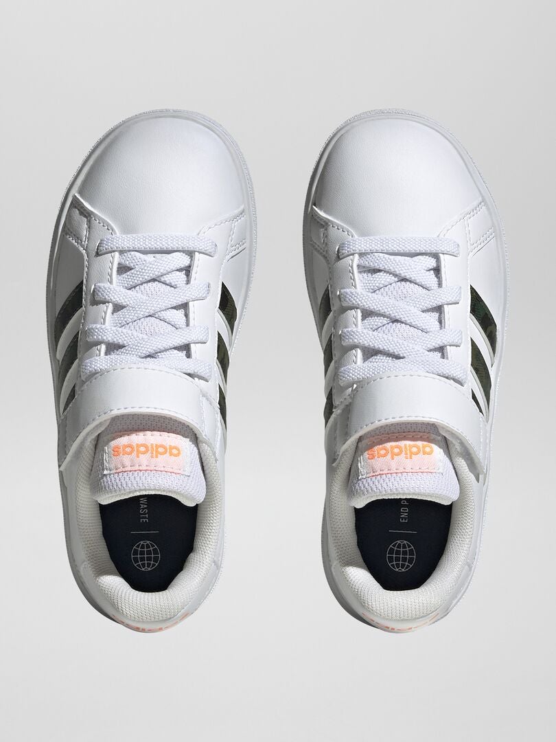 Baskets 'addias' 'Grand court' - blanc - Kiabi - 45.00€