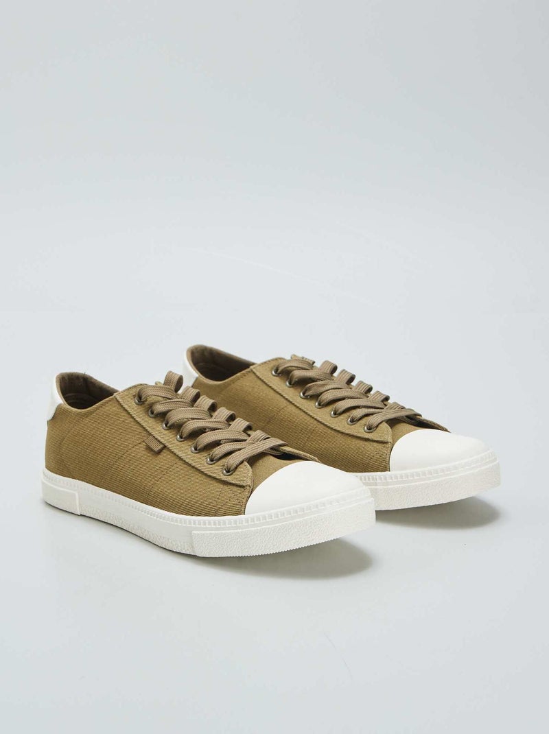 Basket Basse En Toile Homme