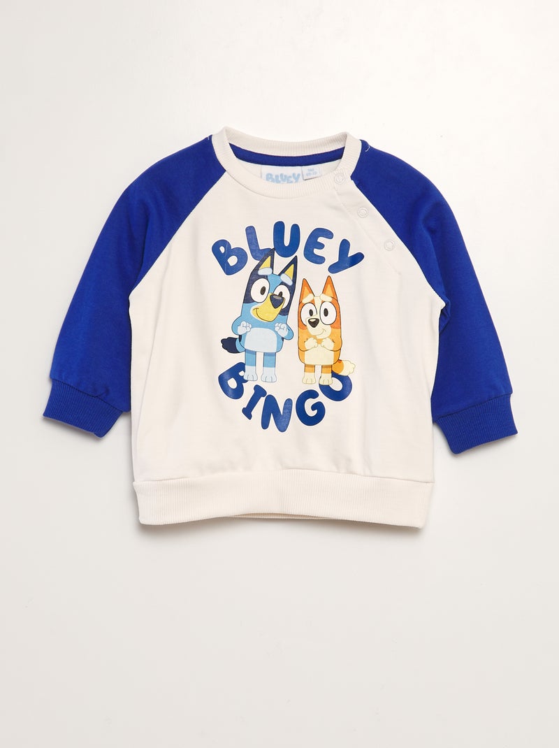 Bluey-sweater met ronde hals - WIT - Kiabi - 12.00€