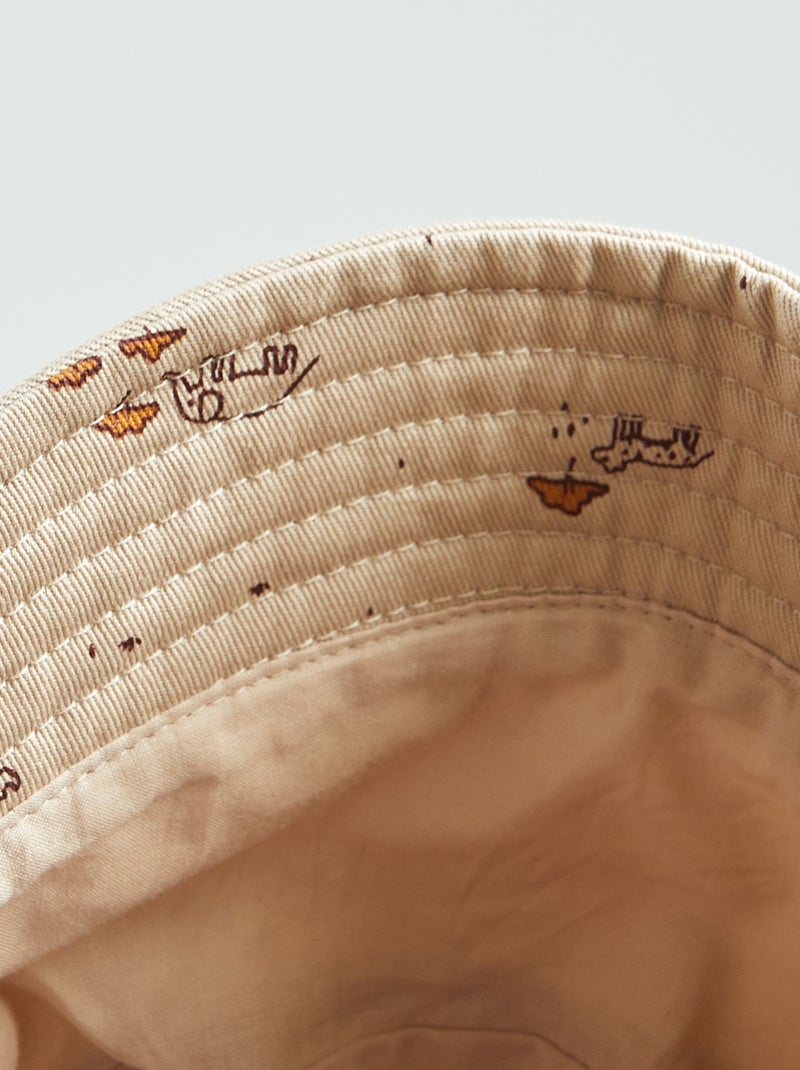 Bob avec liens - Beige - Kiabi - 5.00€