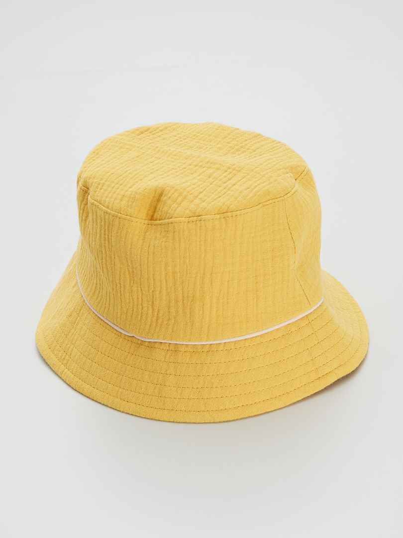 Bob gaze de coton - jaune - Kiabi - 6.00€