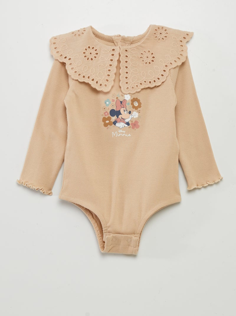 Body côtelé col claudine 'Disney' - Minnie - Kiabi - 8.00€
