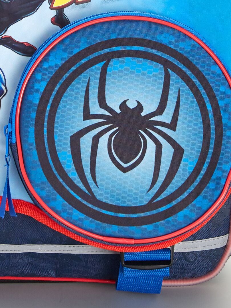 Boekentas met 3D-vakje 'Spider-Man' - BLAUW - Kiabi - 32.00€