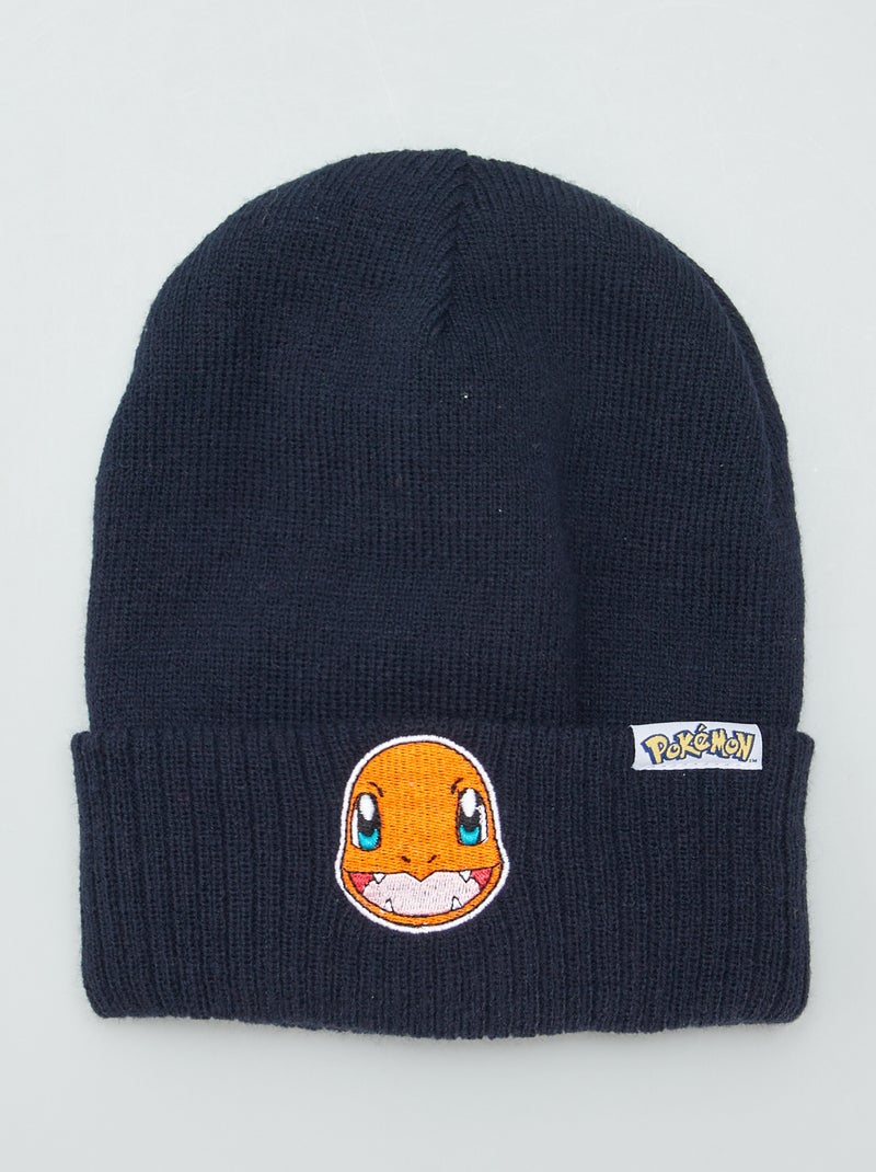 Bonnet en maille 'Pokémon' - Bleu marrine - 8.00€ - Kiabi