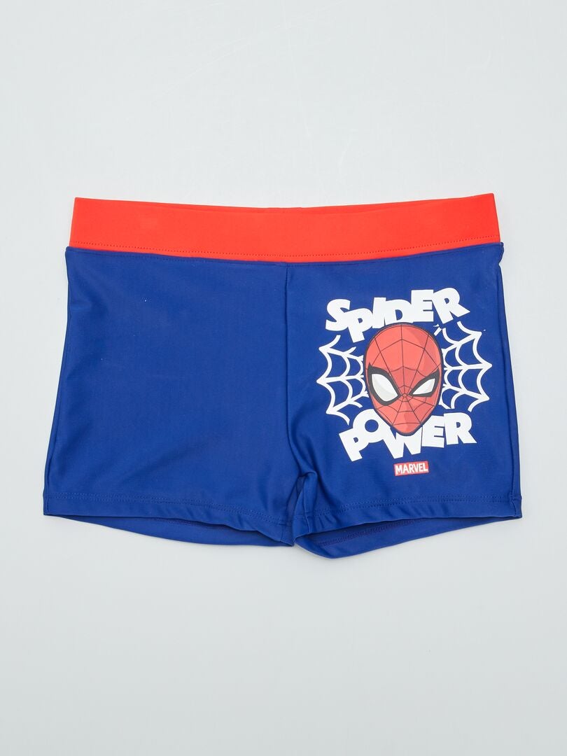 Boxer de bain 'Spider-man' - Bleu - Kiabi - 10.00€