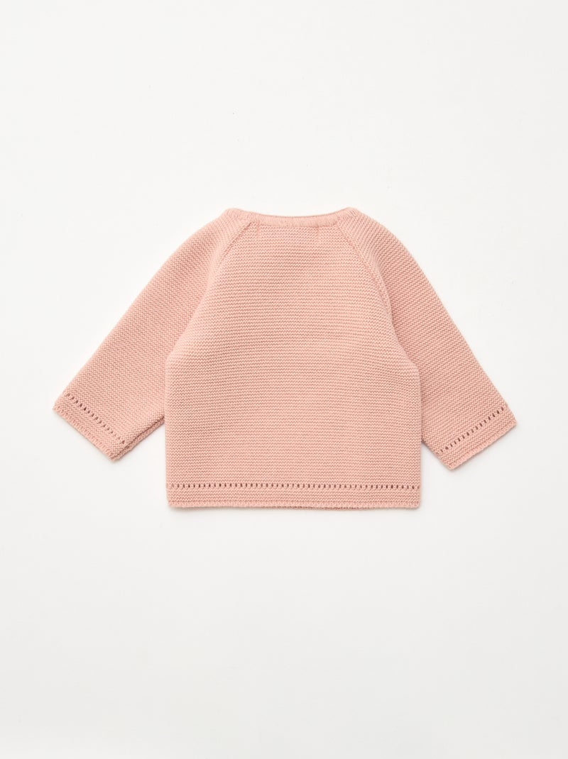 Brassière en tricot 'La manufacture de Layette' - Rose - Prématuré ...