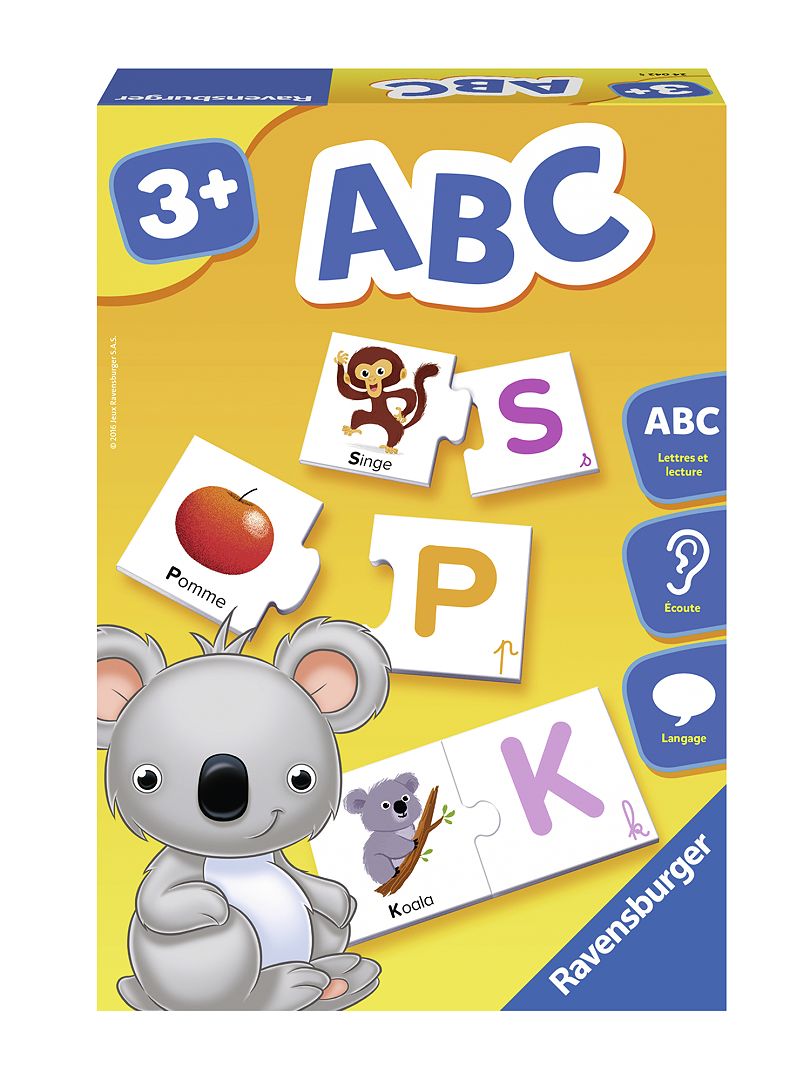 Cartes-puzzles alphabet Ravensburger - multicolore - Kiabi - 9.00€