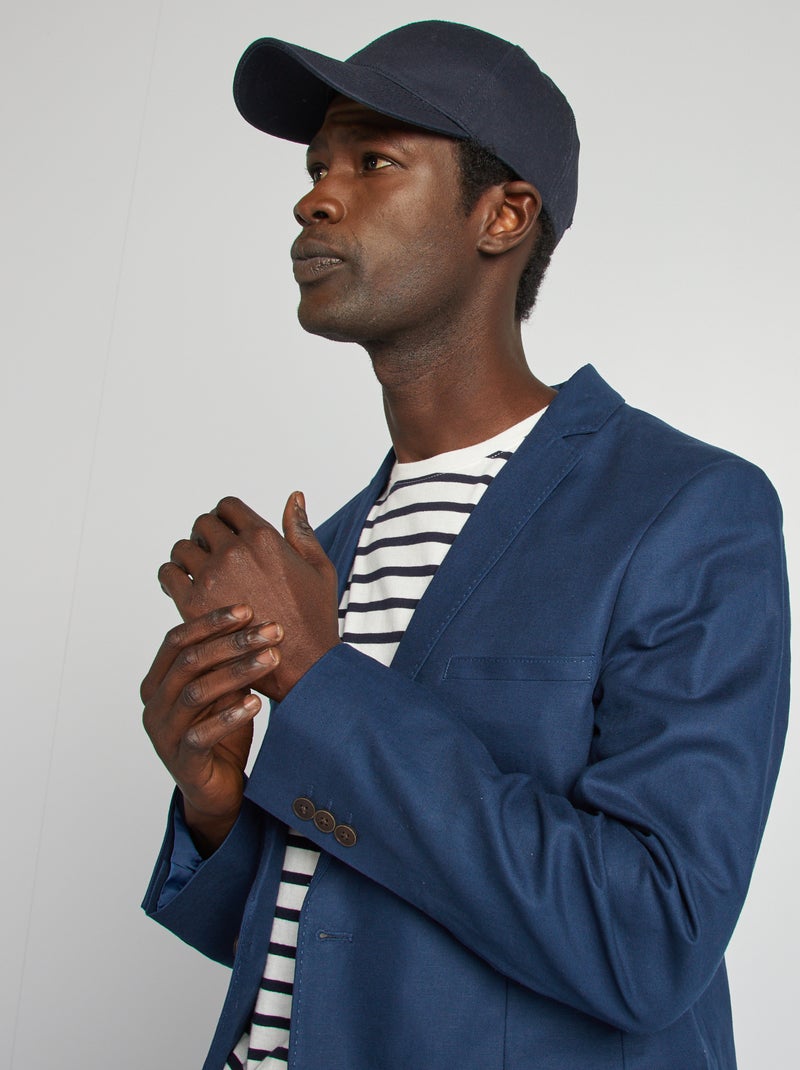 Colbert - Slim-fit / nauwsluitend model - blauw - Man - 50.00€ - Kiabi