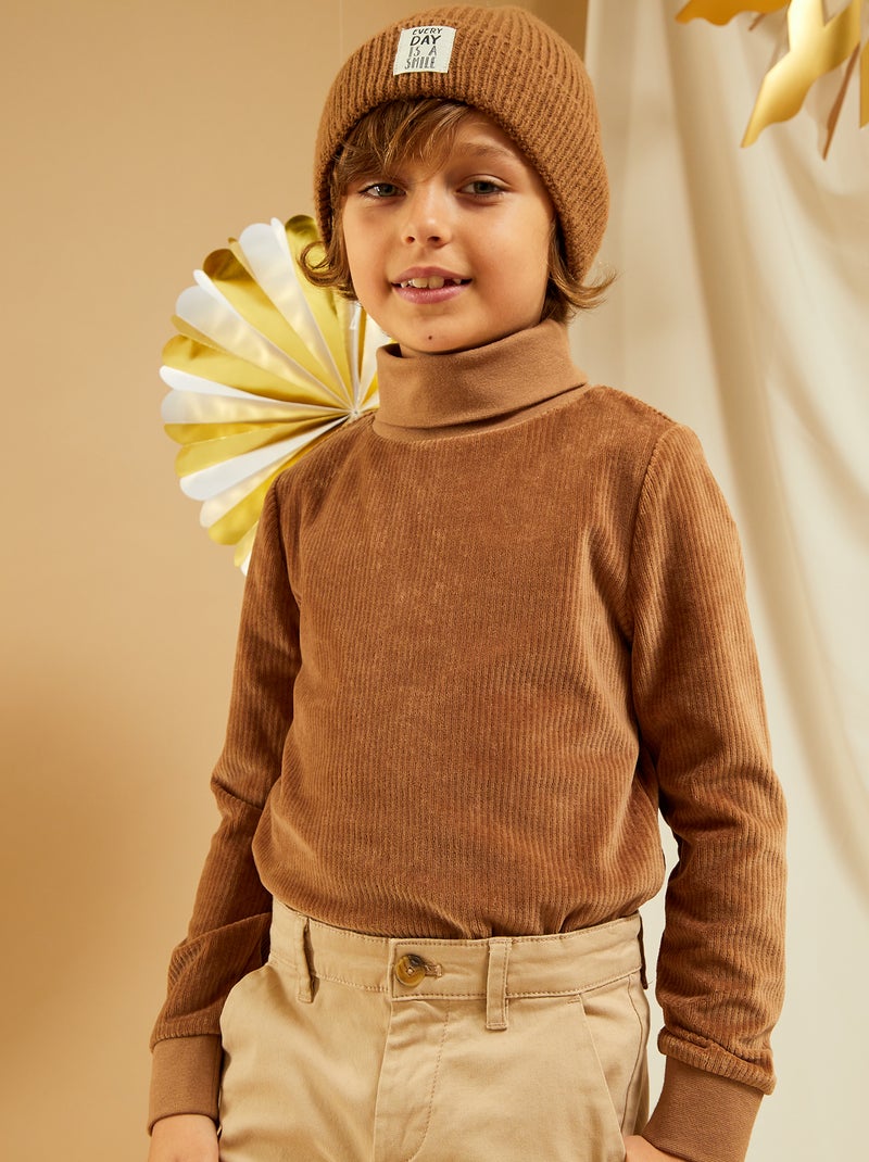 Coltrui van velours - BRUIN - Kiabi - 7.00€