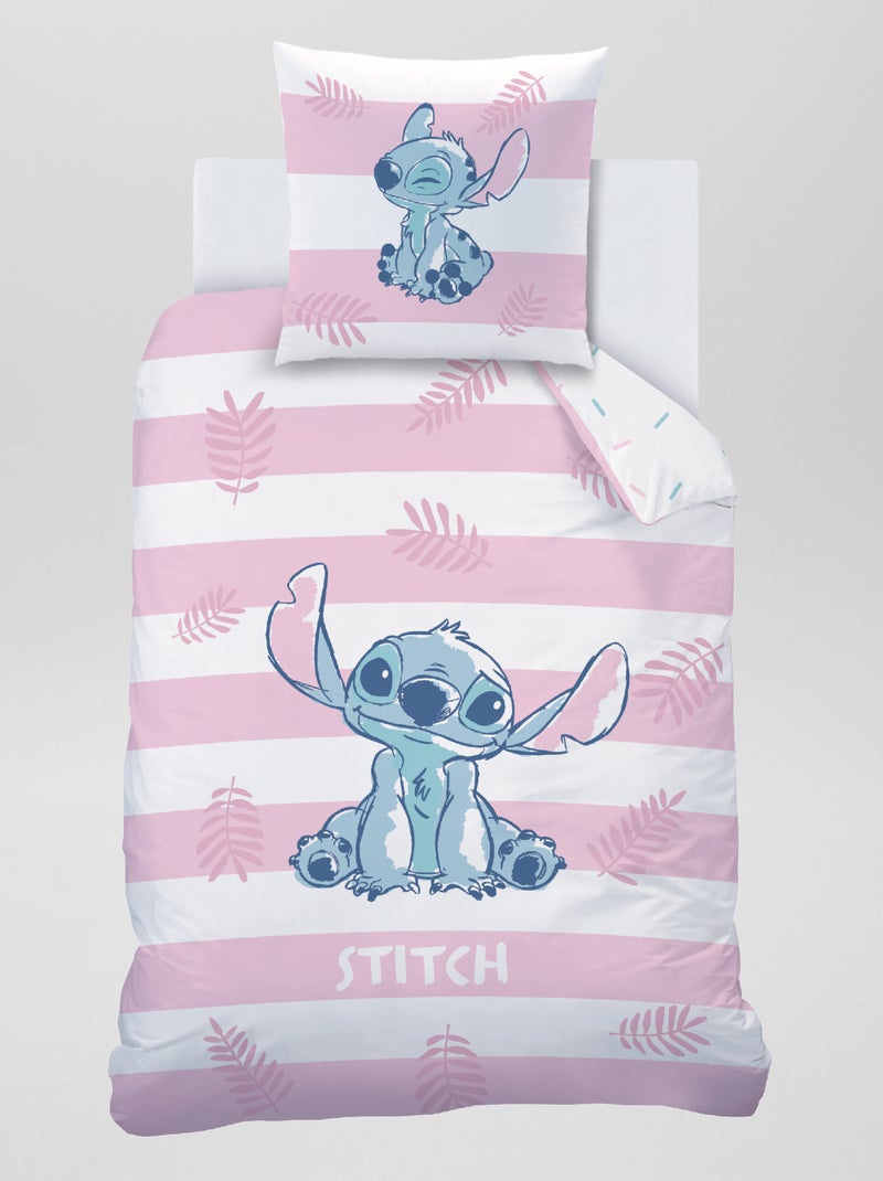 Dekbedset 'Stitch' - 1-persoonsbed - ROSE - Wonen - 39.00€ - Kiabi