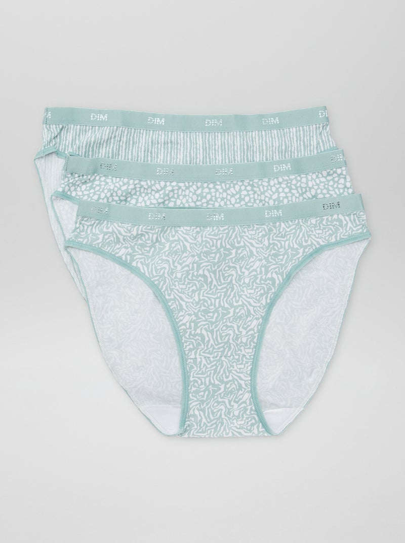 'DIM' - Setje met 3 slips - BLAUW - 16.00€ - Kiabi