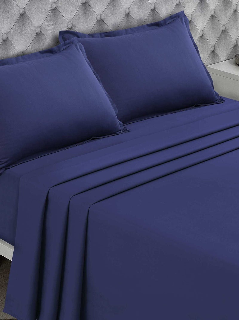 Drap plat uni - bleu marine - Maison - 13.00€ - Kiabi