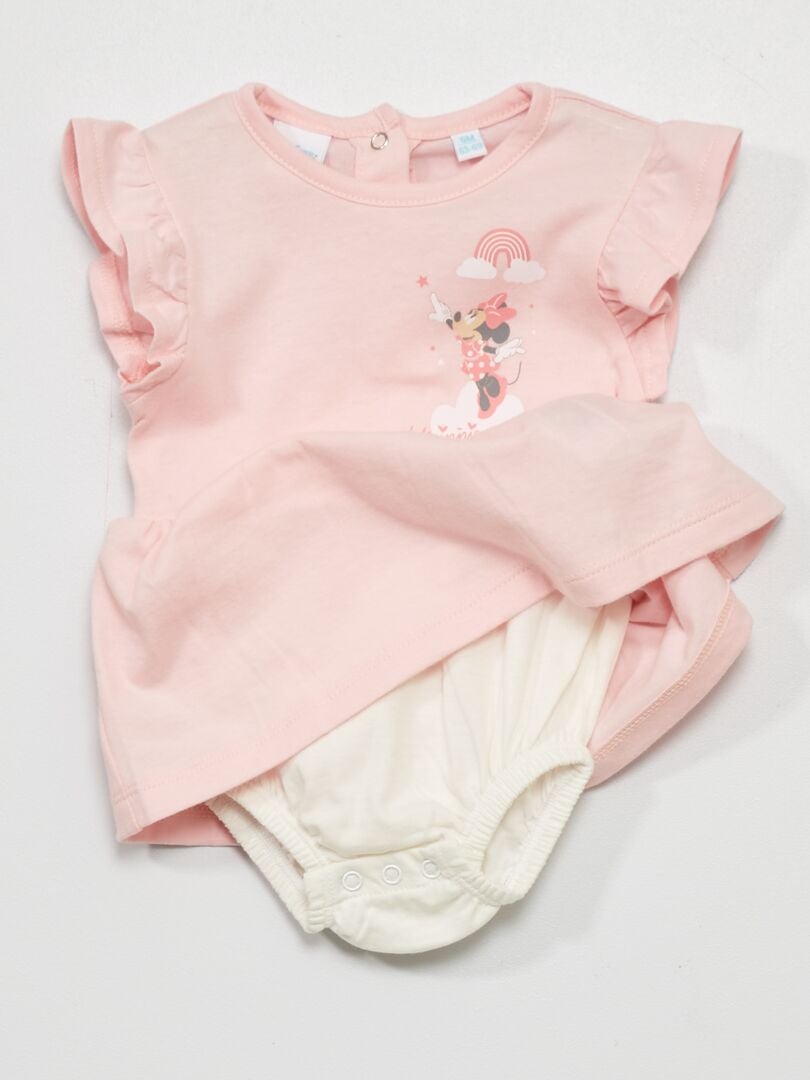 Ensemble body robe + legging - 2 pièces - rose - Kiabi - 18.00€