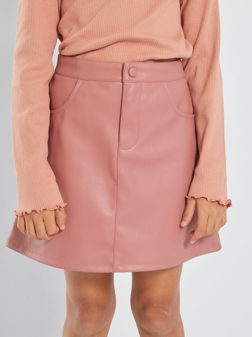 Gerende rok van pvc - ROSE - Kiabi - 11.00€