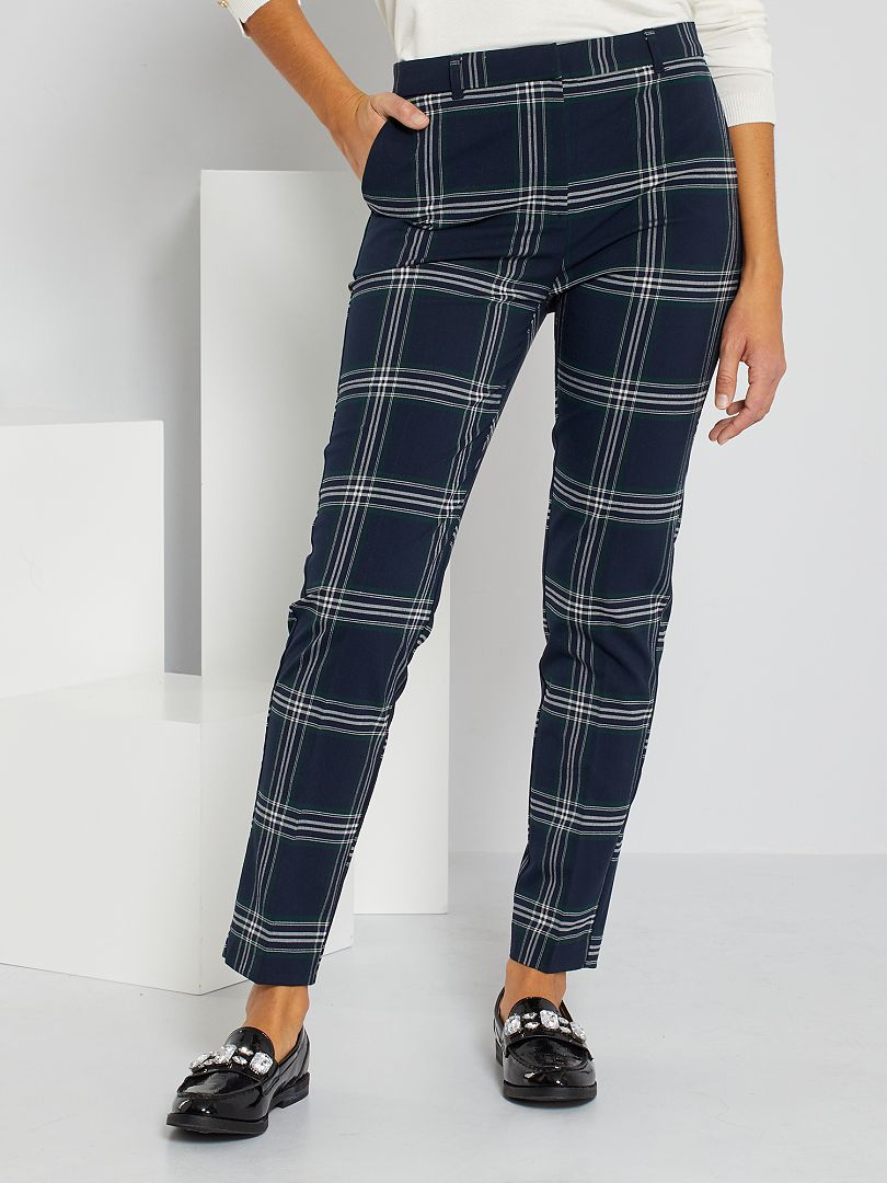 Geruite broek - groen geruit - Kiabi - 15.00€