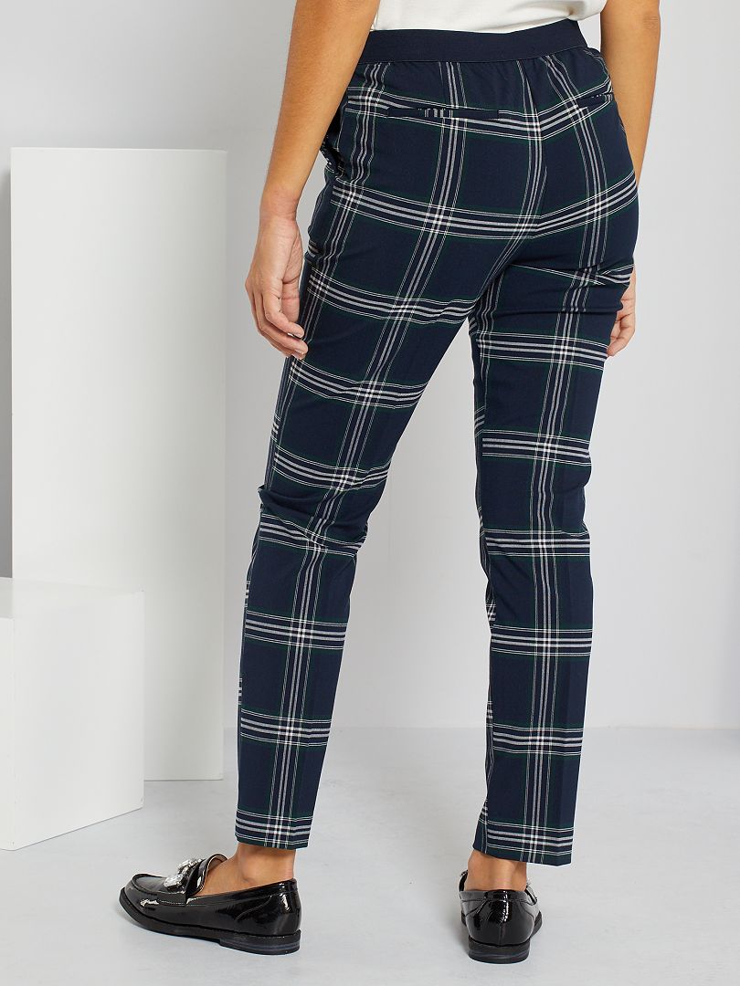 Geruite broek - groen geruit - Kiabi - 15.00€