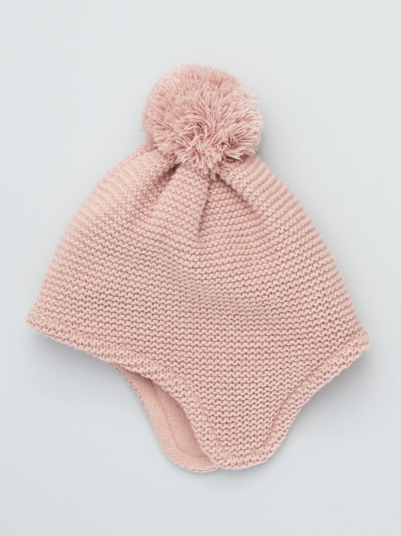 Gevoerde Peruaanse muts - ROSE - Kiabi - 7.00€