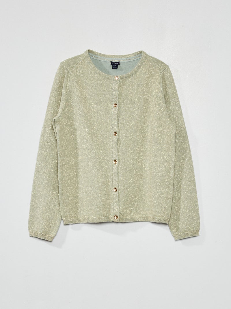 Gilet boutonné fantaisie - Bleu - Kiabi - 9.00€