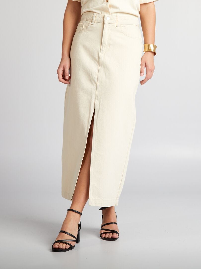 Halflange, rechte rok - BIEGE - Kiabi - 20.00€