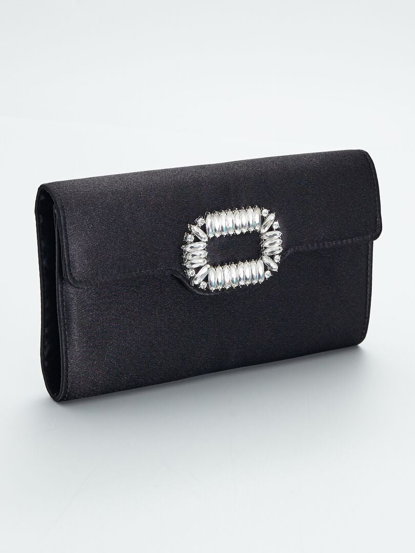 Handtasje met klep - ZWART - Kiabi - 15.00€