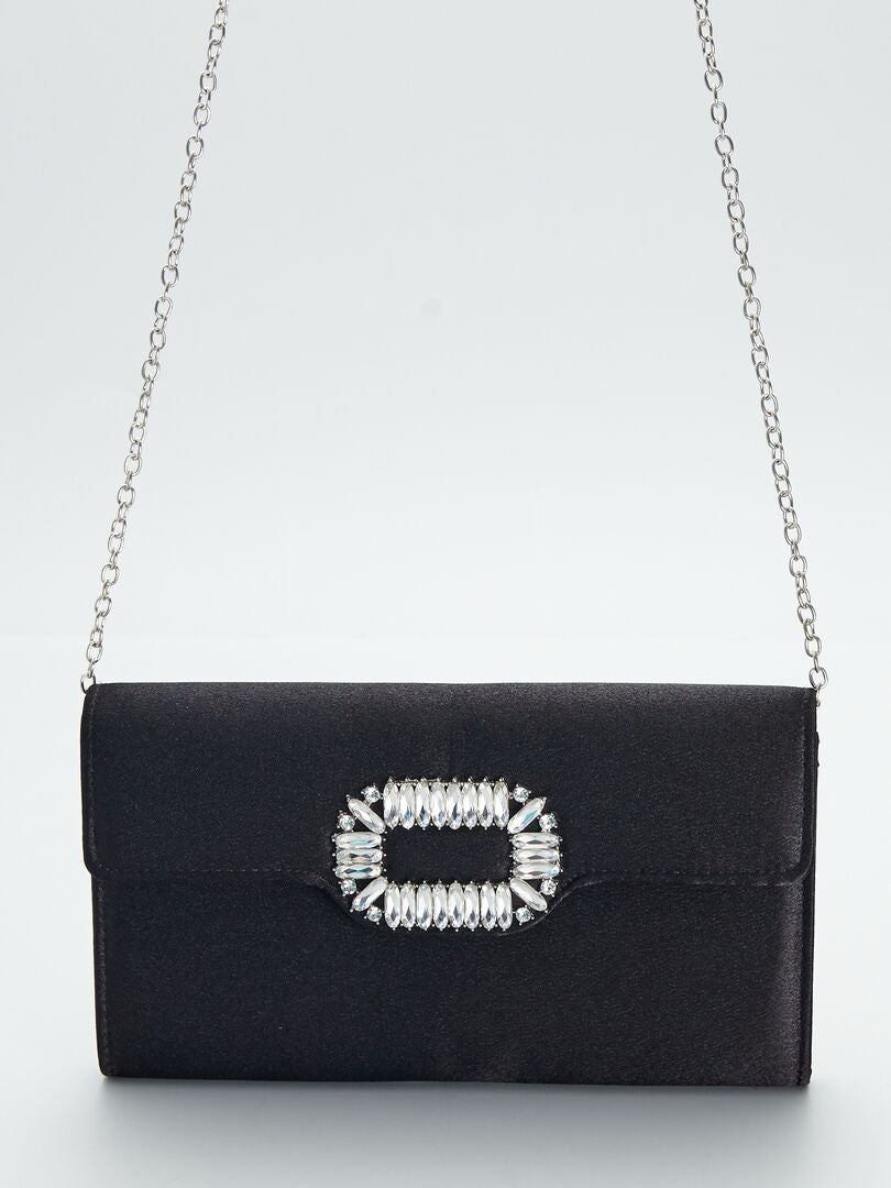 Handtasje met klep - ZWART - Kiabi - 15.00€