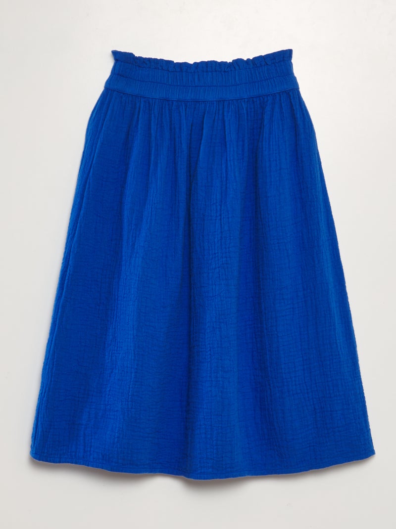 Jupe longue - bleu - Kiabi - 12.00€