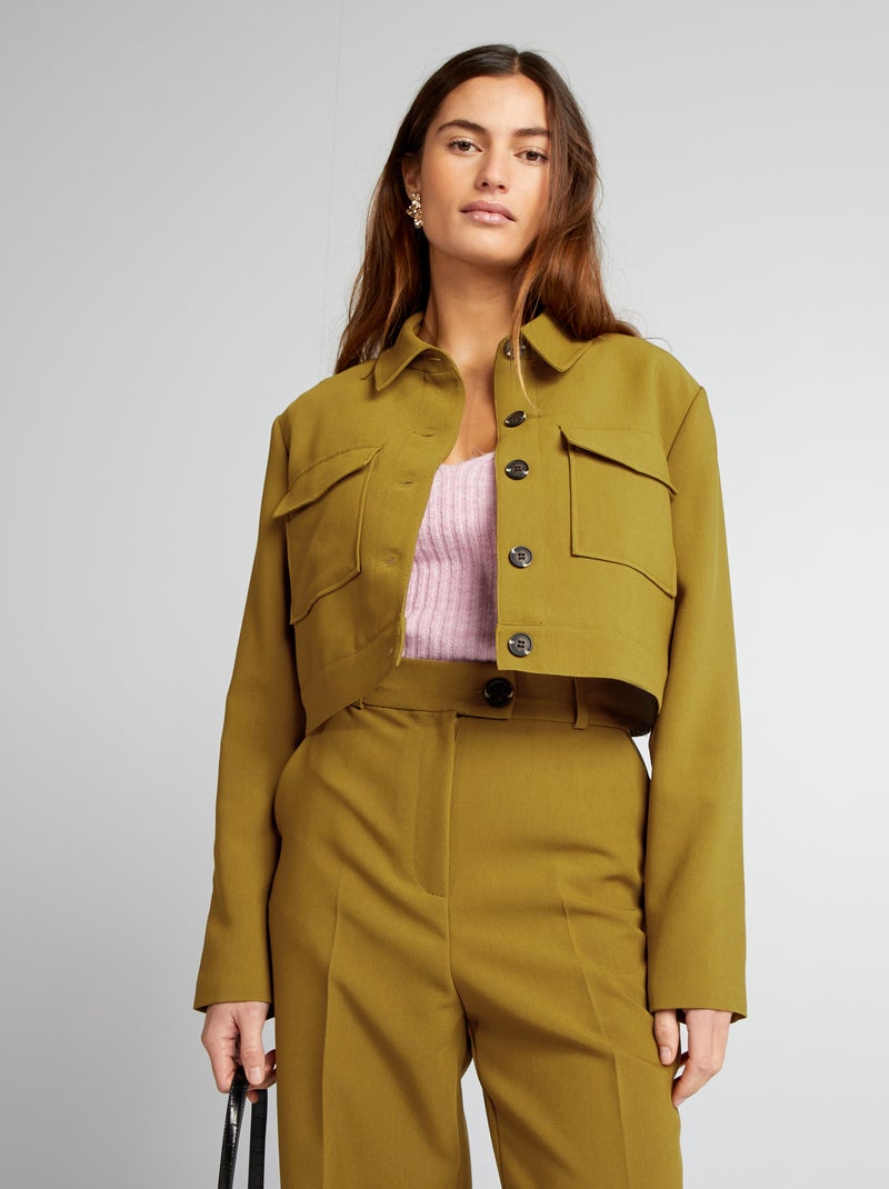 Kort jasje - GROEN - Kiabi - 29.00€