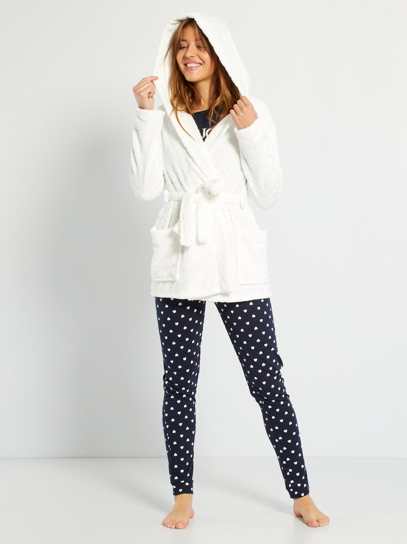 Korte badjas - wit - Kiabi - 18.00€