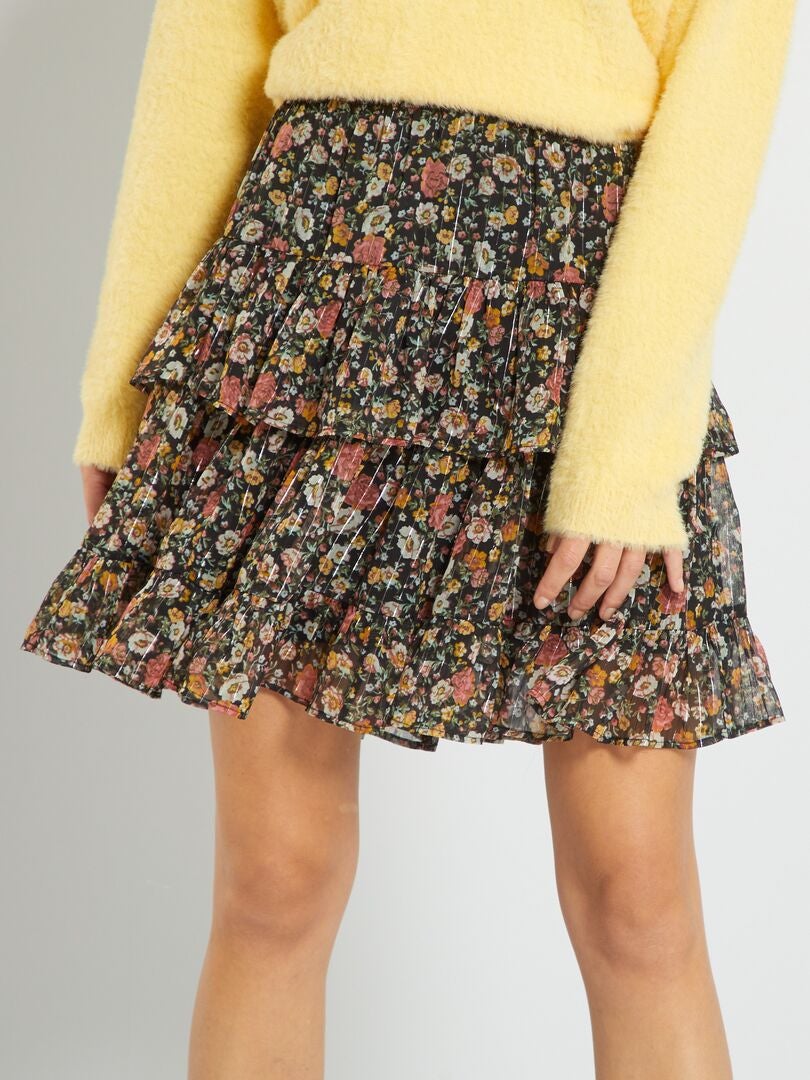 Korte rok met volants - ROSE - Kiabi - 20.00€