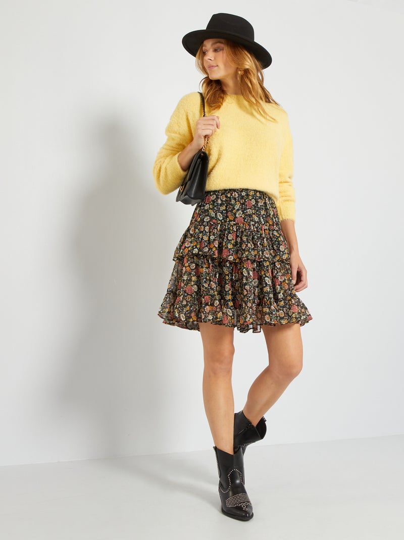 Korte rok met volants - ROSE - Kiabi - 20.00€