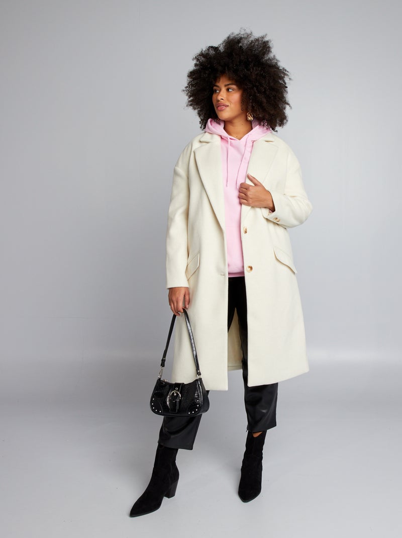 Lange jas - WIT - Kiabi - 55.00€