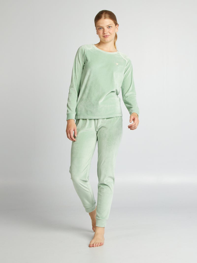 Pyjama Damen Groe Groen