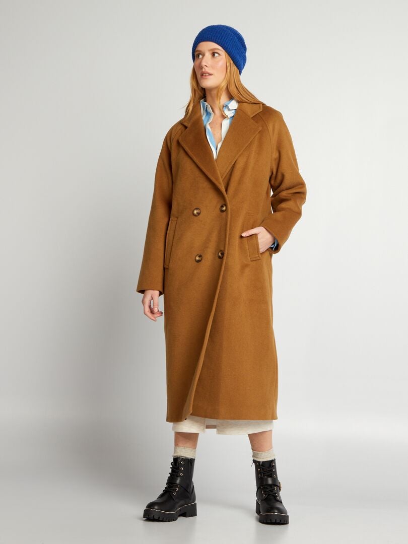 Lange wollen jas - BRUIN - Kiabi - 85.00€