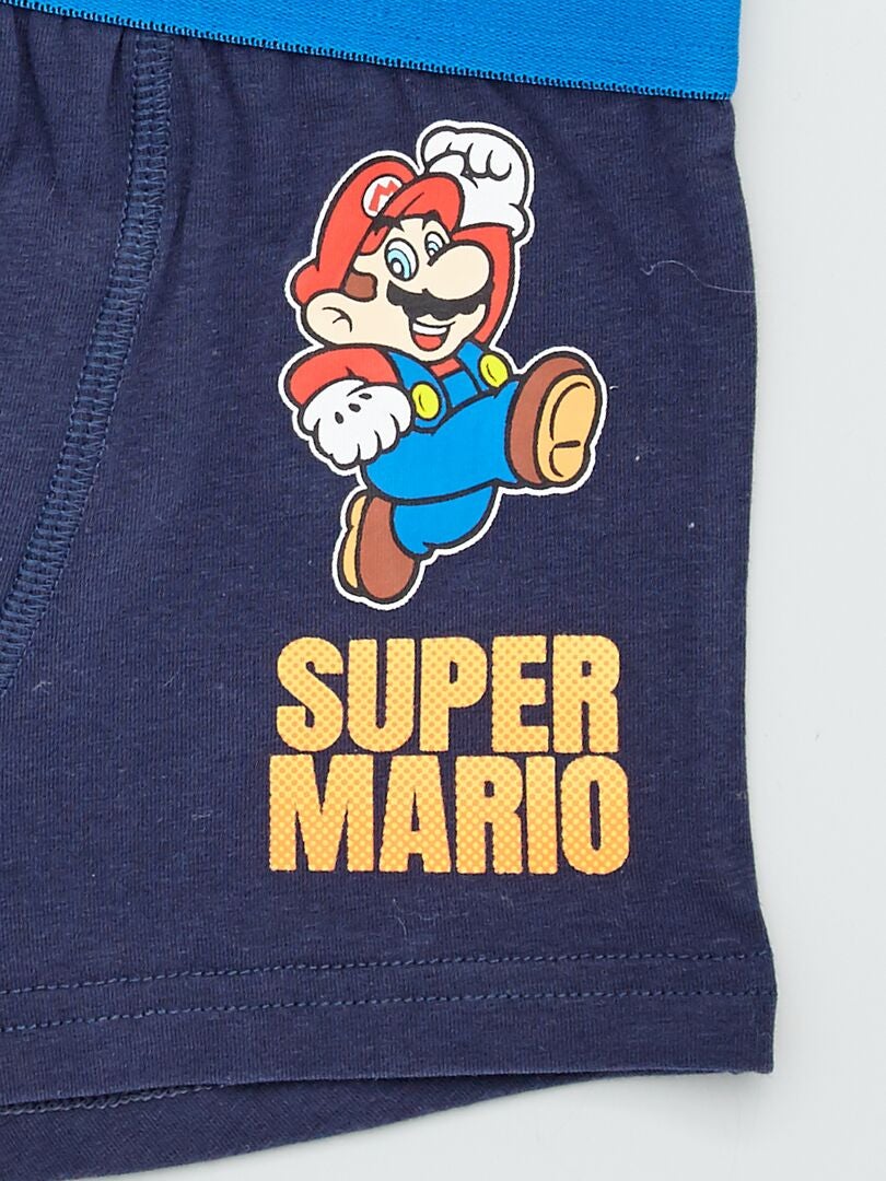 Lot de 2 boxers 'Super Mario' - Gris - Kiabi - 8.00€