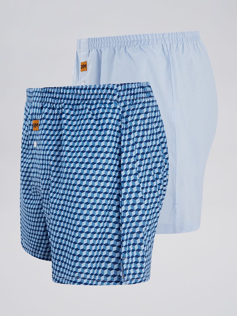 Lot de 2 caleçons 'DIM' - bleu clair - Kiabi - 20.00€