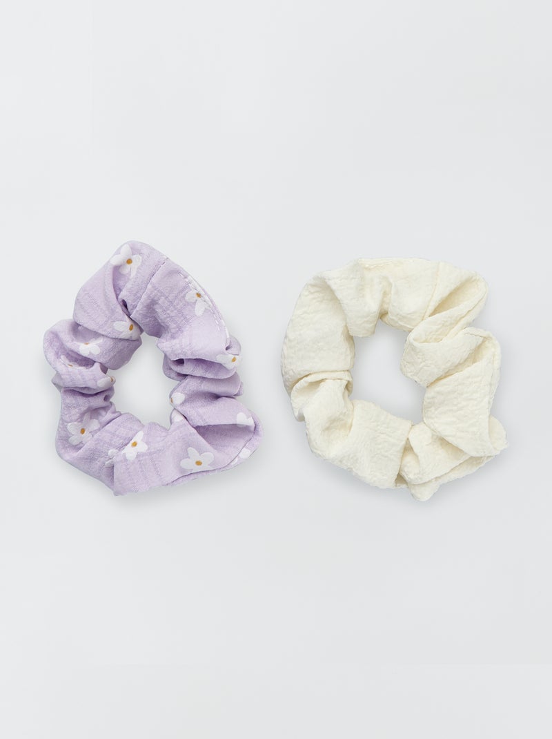 Lot de 2 chouchous - Violet - 3.50€ - Kiabi