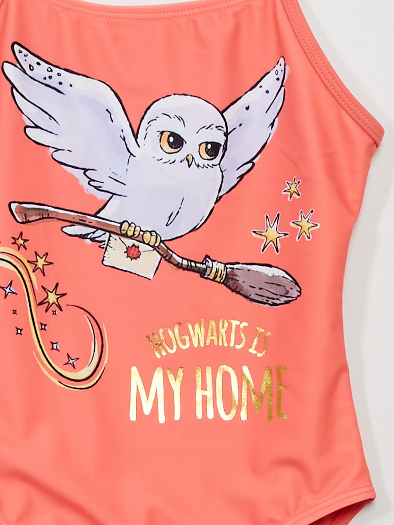 Maillot 1 pièce 'Harry Potter' - corail - Kiabi - 10.00€