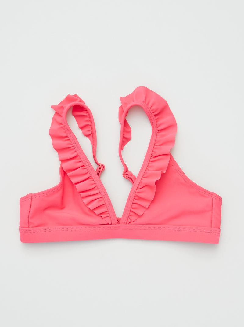 Maillot de bain 2 pièces flashy - fuchsia - Kiabi - 12.00€