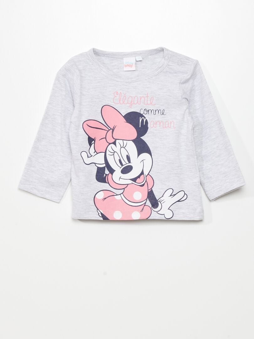 Minnie-T-shirt - GRIJS - Kiabi - 8.00€