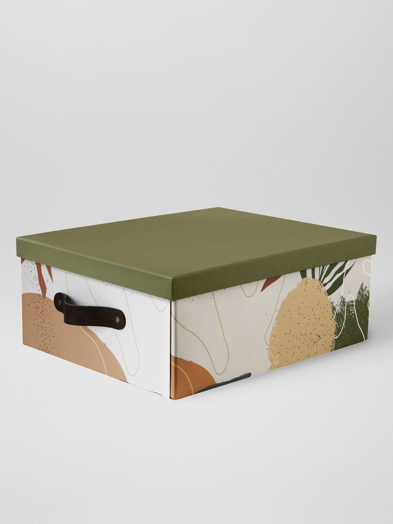 Opbergdoos met deksel - khaki - Kiabi - 15.00€