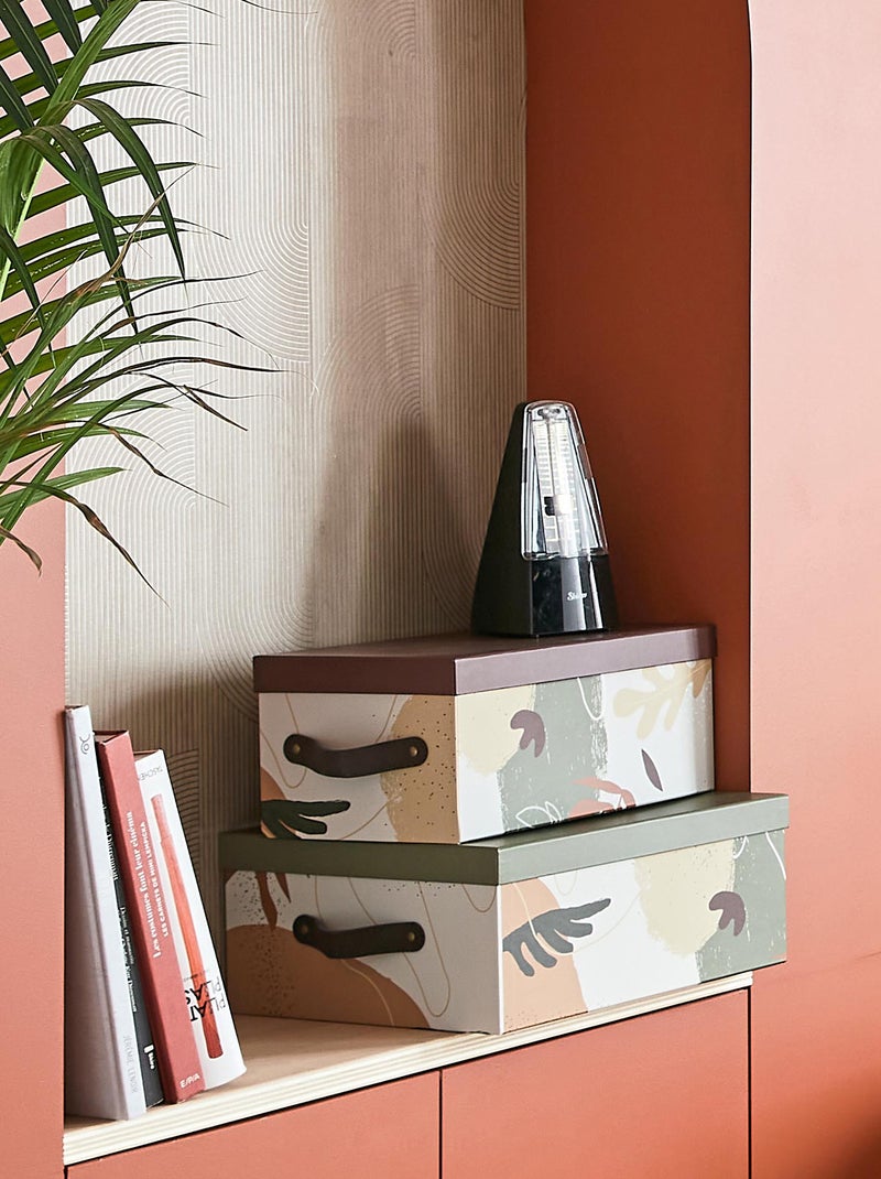 Opbergdoos met deksel - khaki - 15.00€ - Kiabi