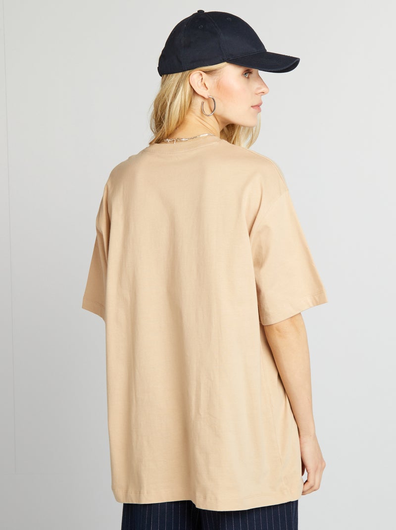 Oversized basic T-shirt - BIEGE - Kiabi - 6.00€