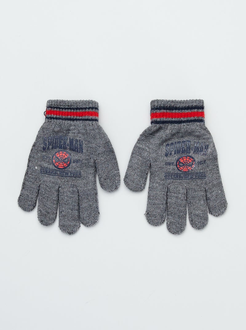 Paire de gants 'Spider-Man' - gris - Kiabi - 4.00€