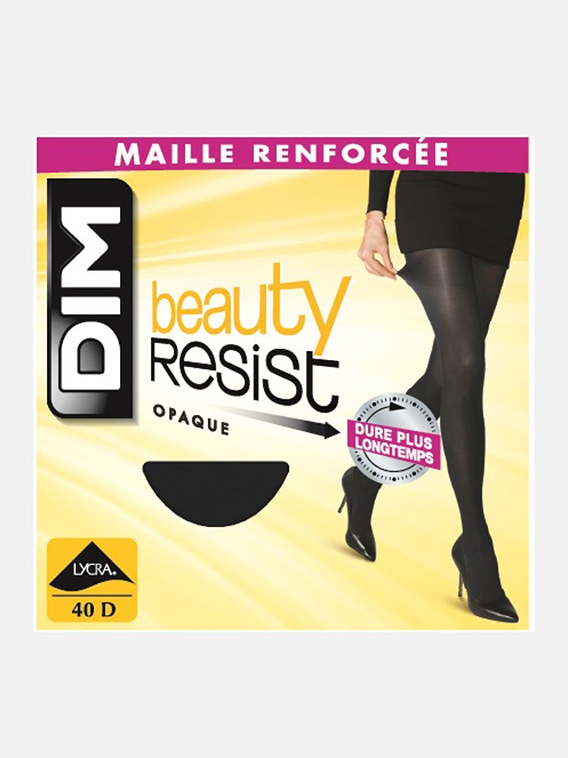 Panty van 'Dim' 'Beauty Resist opaque' - zwart - Kiabi - 7.00€