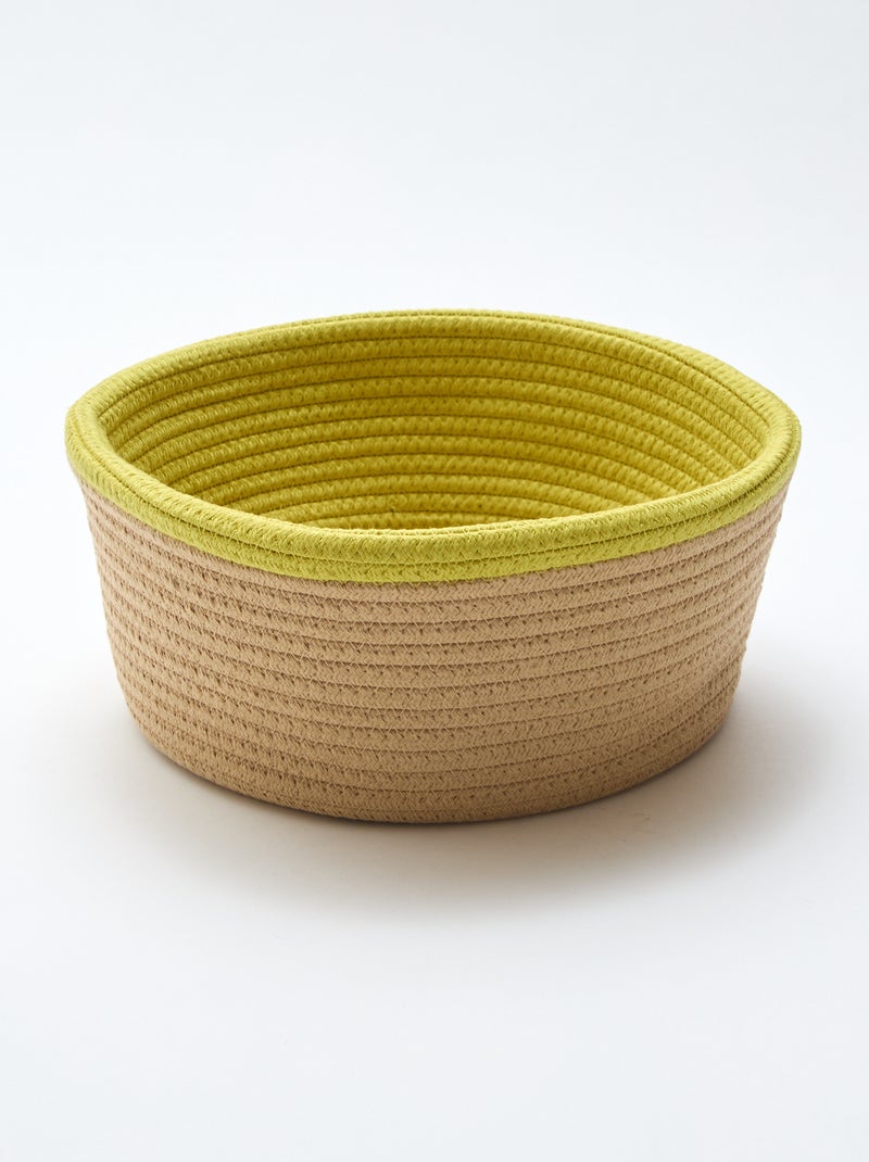 Petit panier de rangement - Vert - 10.00€ - Kiabi