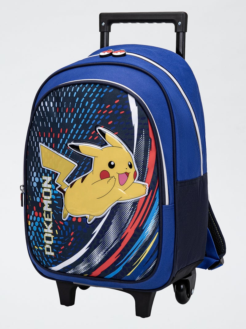 Pokémon-tas met wieltjes - BLAUW - Jongen - 42.00€ - Kiabi