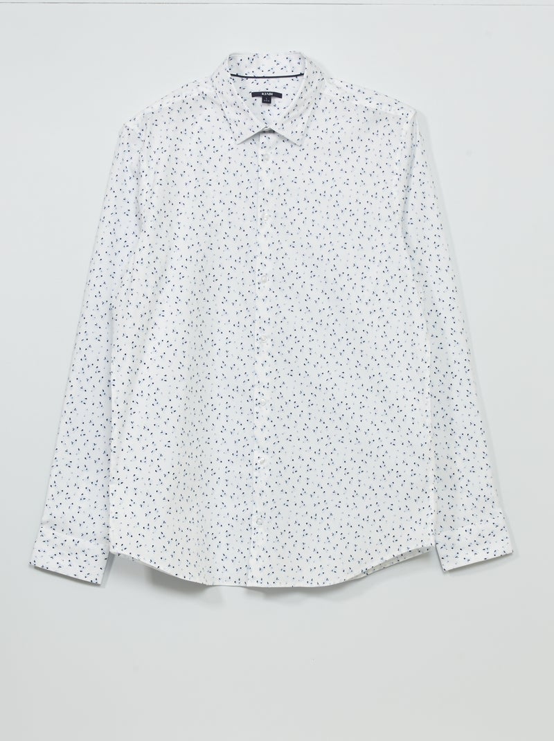 Poplin overhemd - WIT - Kiabi - 25.00€