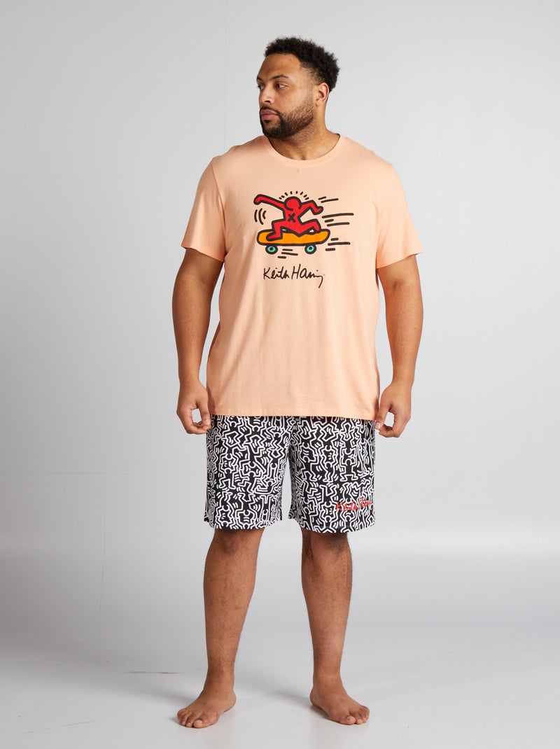 Pyjama 'Keith Haring' - 2-delig - ORANJE - Kiabi - 22.00€