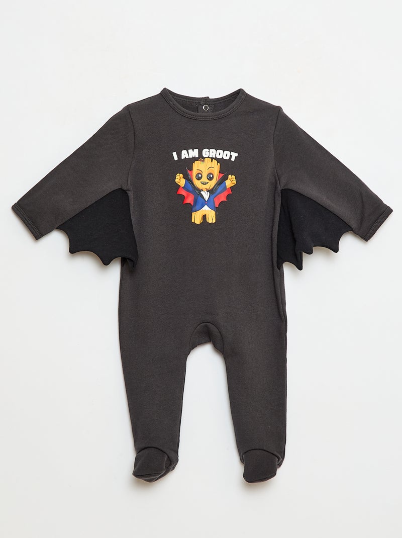 Pyjama manches chauve-souris 'Groot' - Noir - 13.00€ - Kiabi